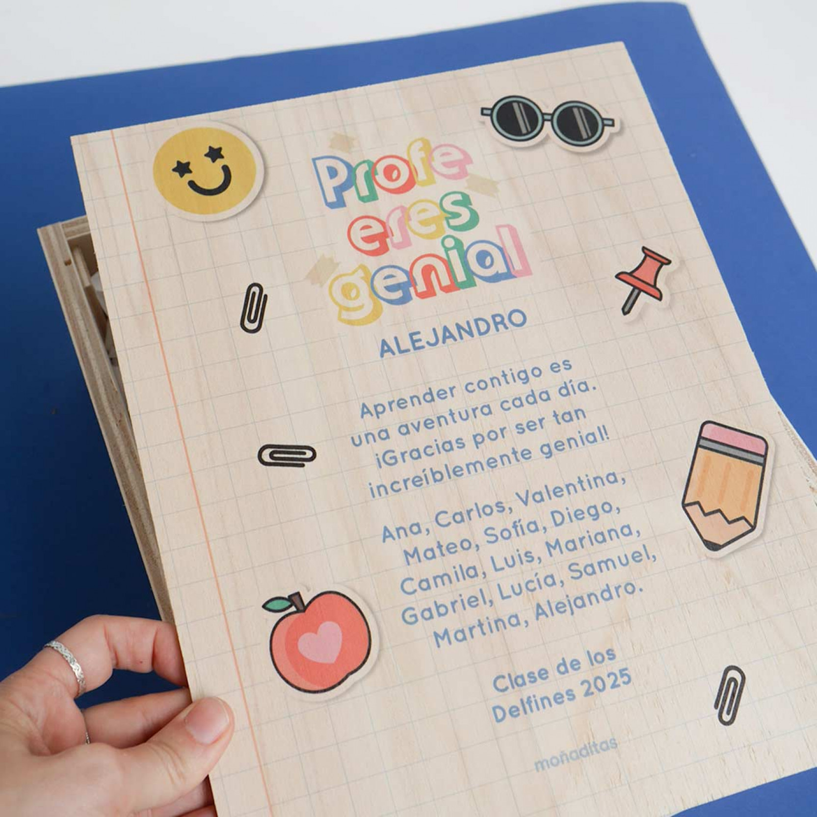 😊 CAJA REGALO PROFE eres GENIAL 😊