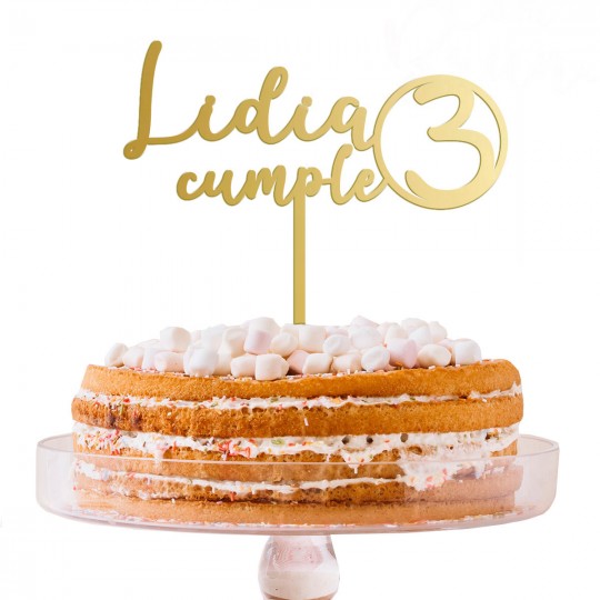 🥇 Cake toppers personalizado | Para tartas