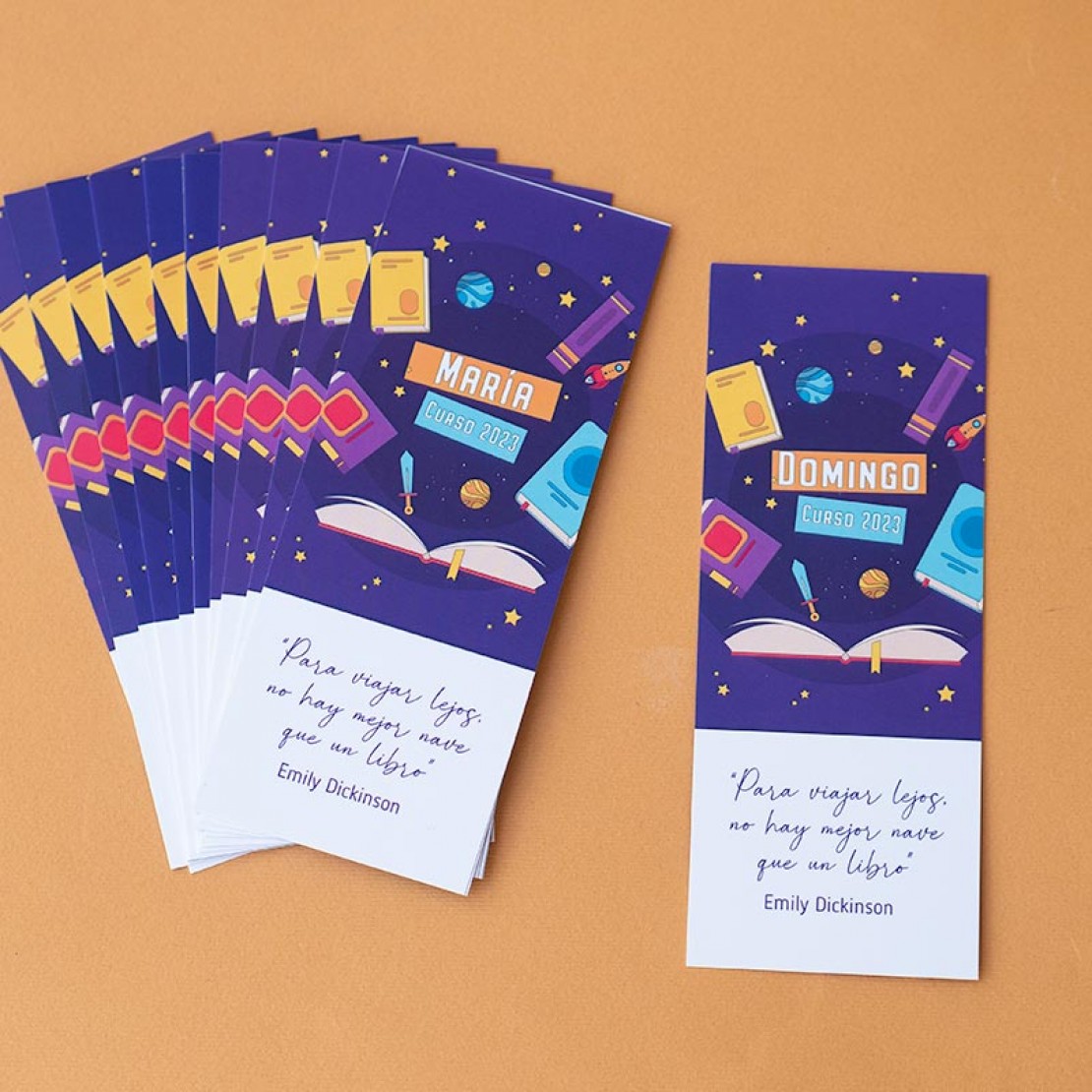 Marcapáginas personalizados para niños