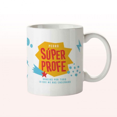 🥰 Tazas para Profesores 【 PERSONALIZADAS